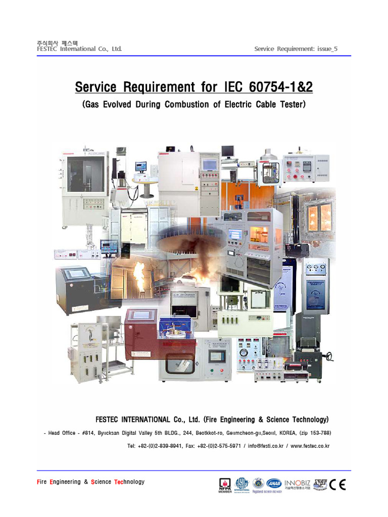 IEC 60754-1&2 Testing Requirements | PDF | Electrical Connector ...