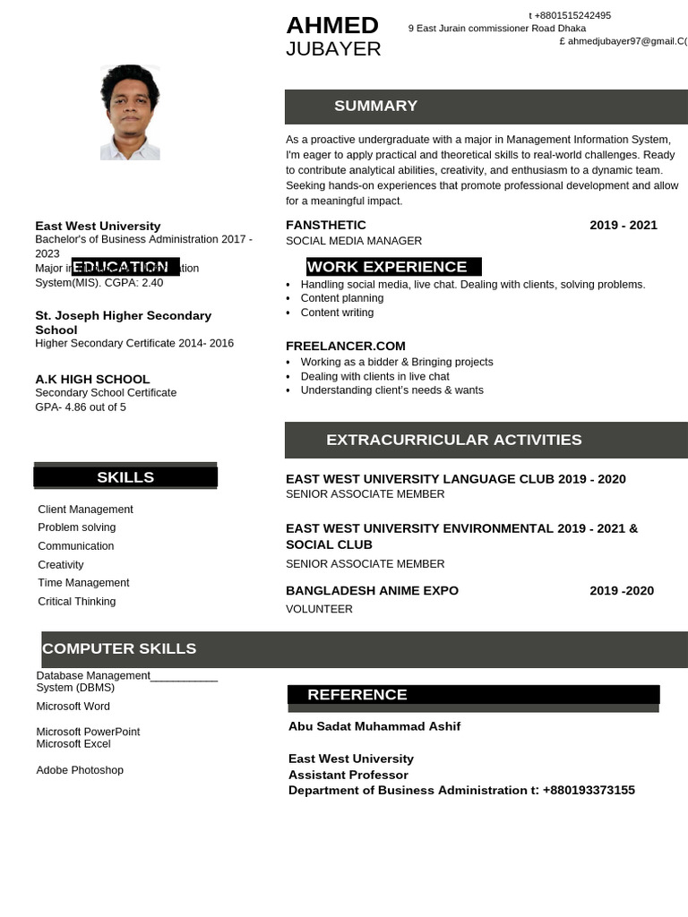 Ahmed Jubayer (2) | PDF | Computing