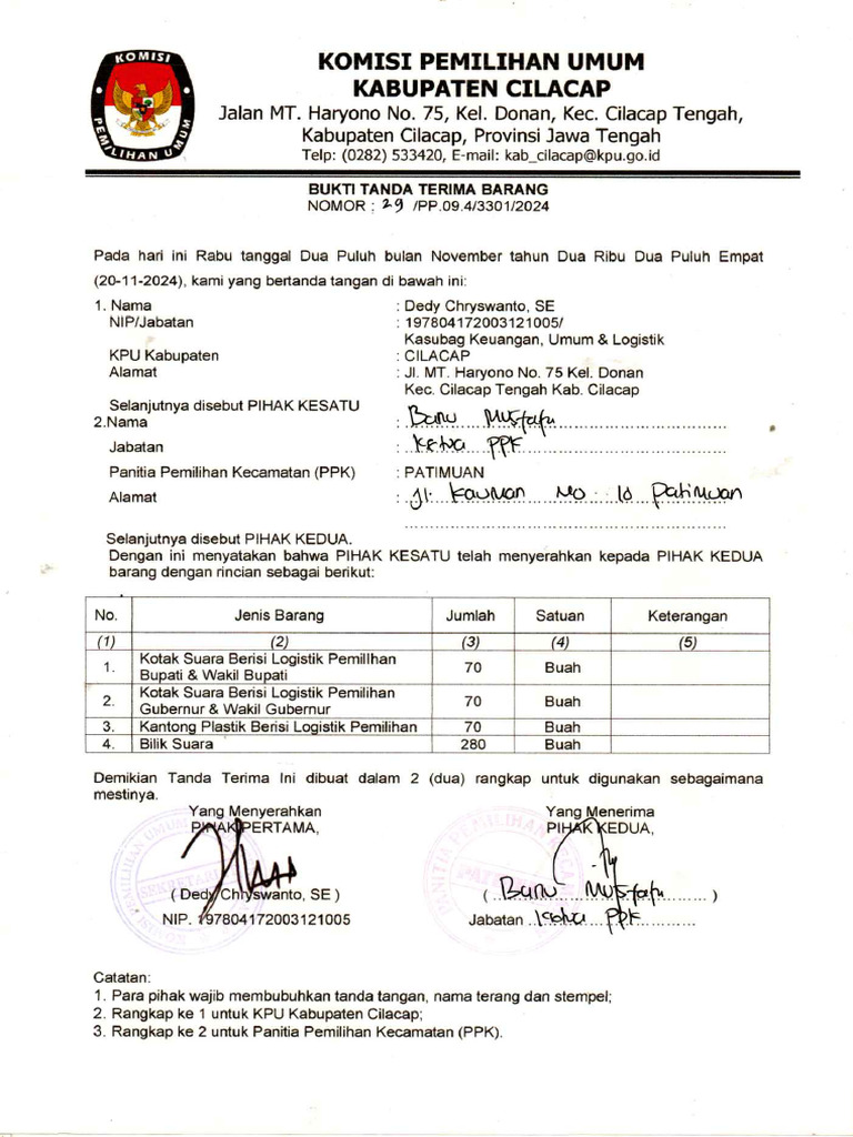 BTTB PPK Patimuan | PDF