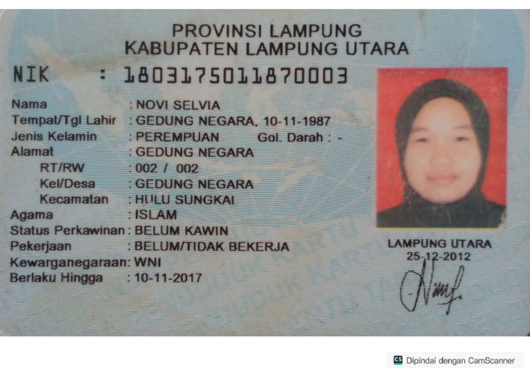 Novi Selvia (KTP) | PDF