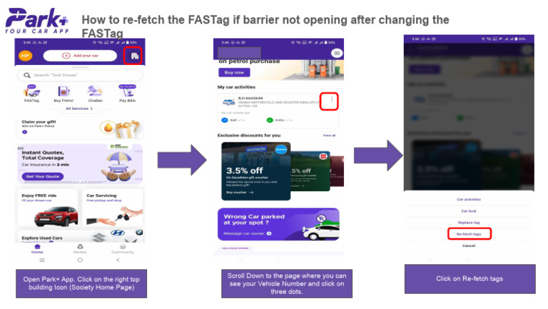 How To Re-Fetch The FASTag | PDF