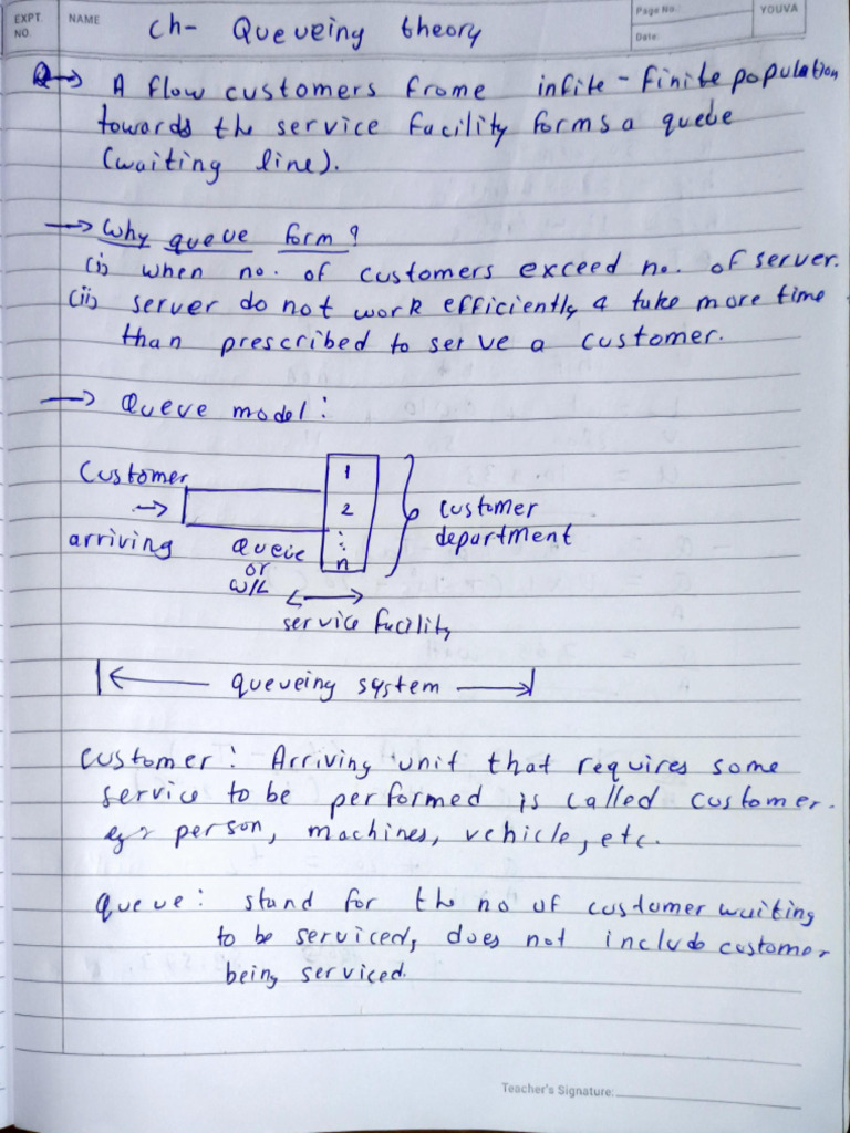 Queuing Theory | PDF