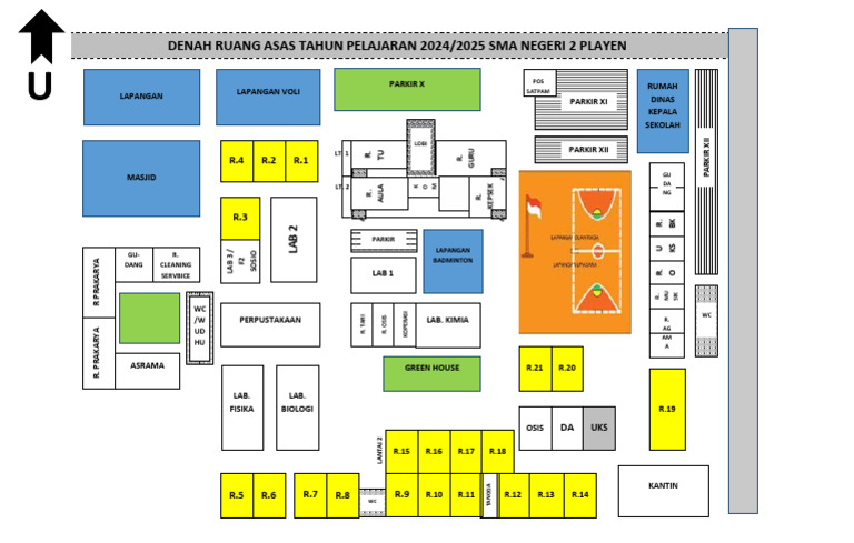 Denah Ruang Kelas Asas 2425 | PDF