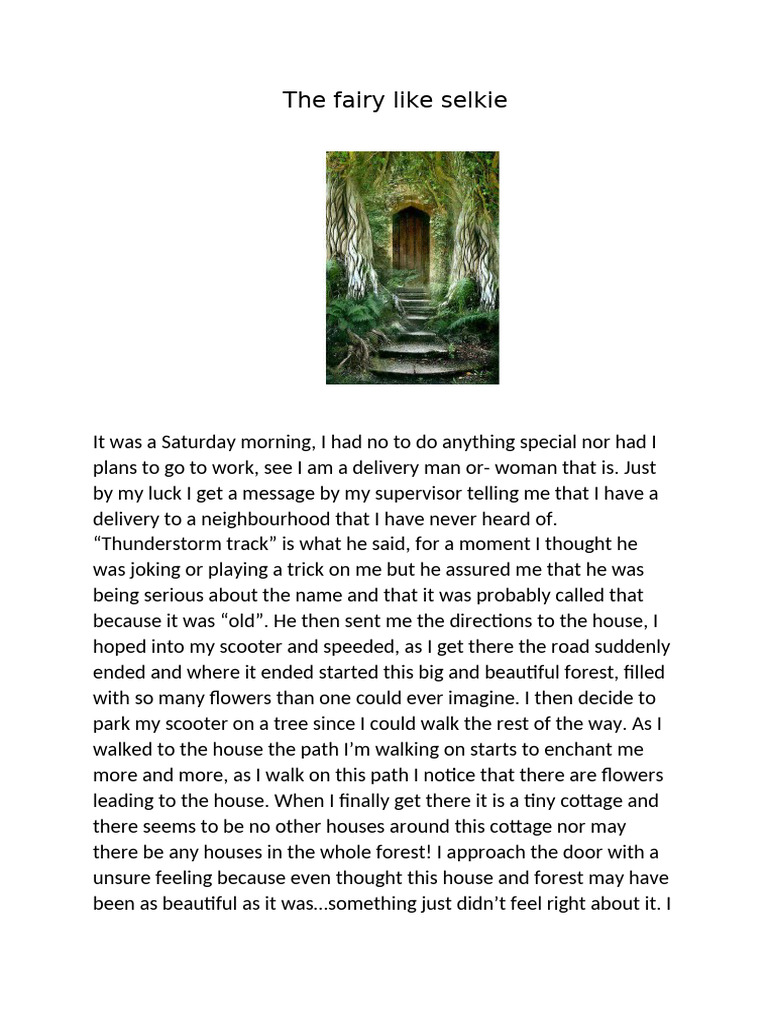 A Fairy Like Selkie | PDF