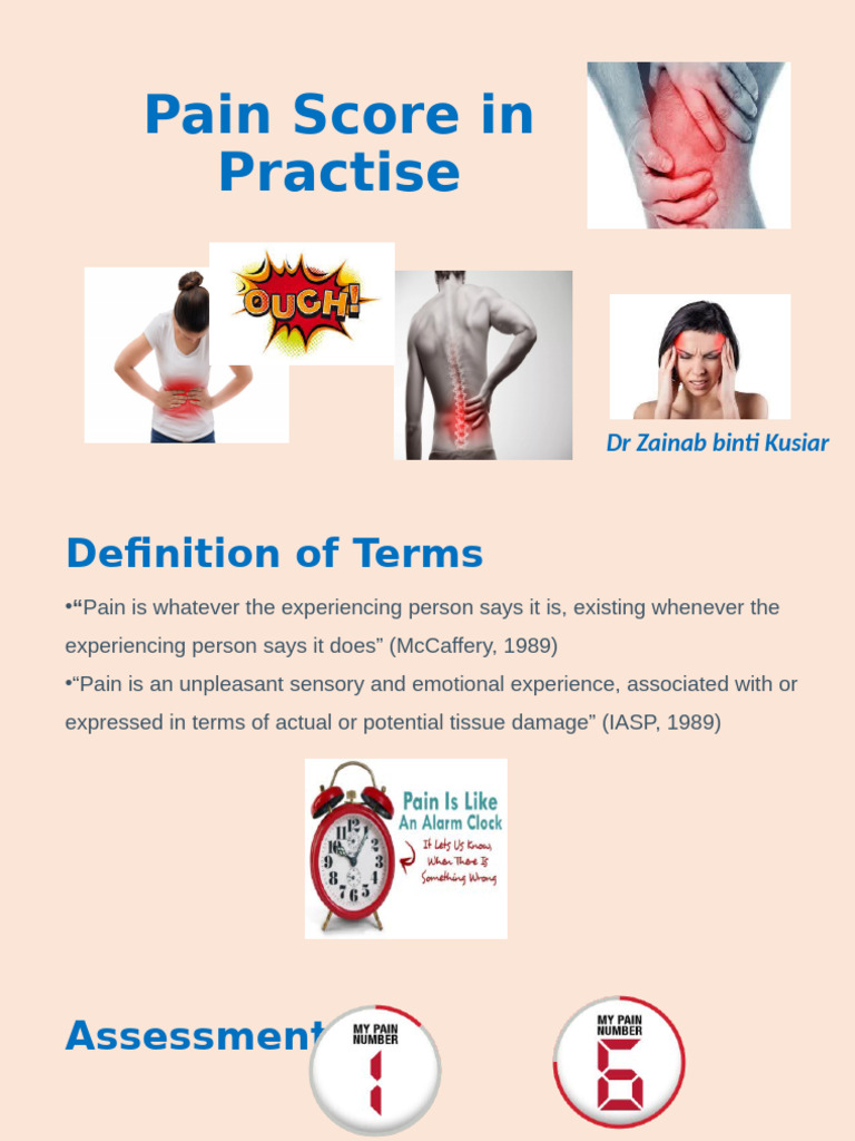 Clinical Pain Score Assessment | PDF | Pain | Developmental Disabilities