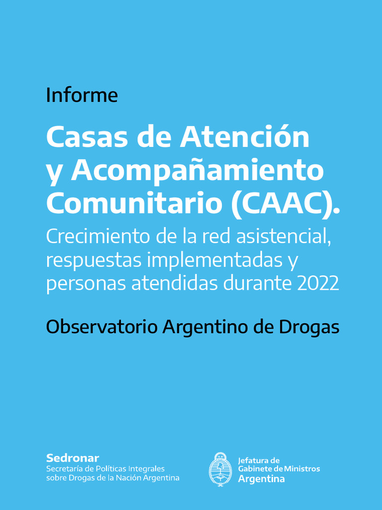 Oad 2023 Casas de Atencion y Acompanamiento Comunitario. Crecimiento de La Red Asistencial ...