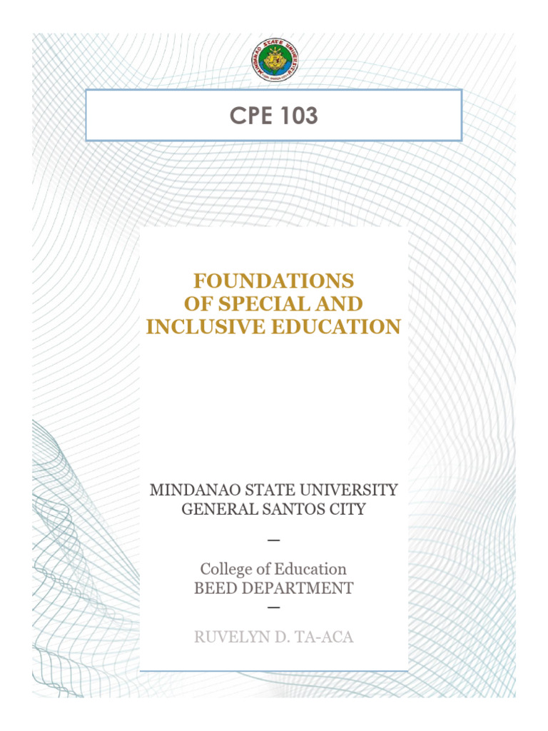 CPE-103-Unit-3-Lesson-1-Module | PDF | Learning | Learning Disability