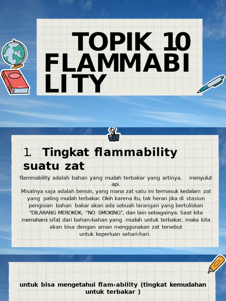Flammability Zat | PDF