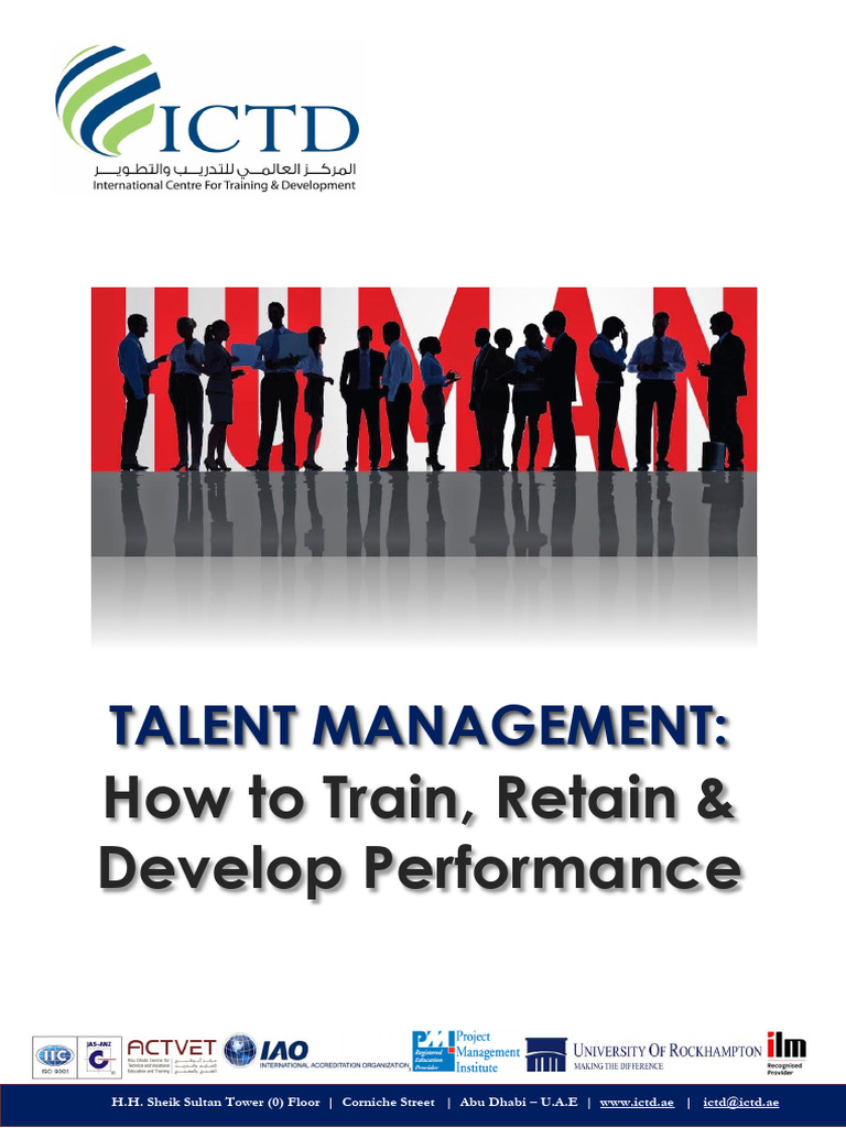 HR161 - TALENT MANAGEMENT - How To Attract, Retain Develop Performance ...