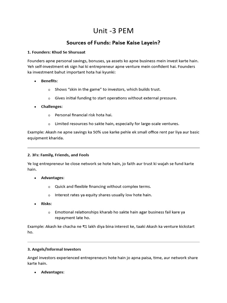 Unit-3 Pme | PDF | Factoring (Finance) | Expense