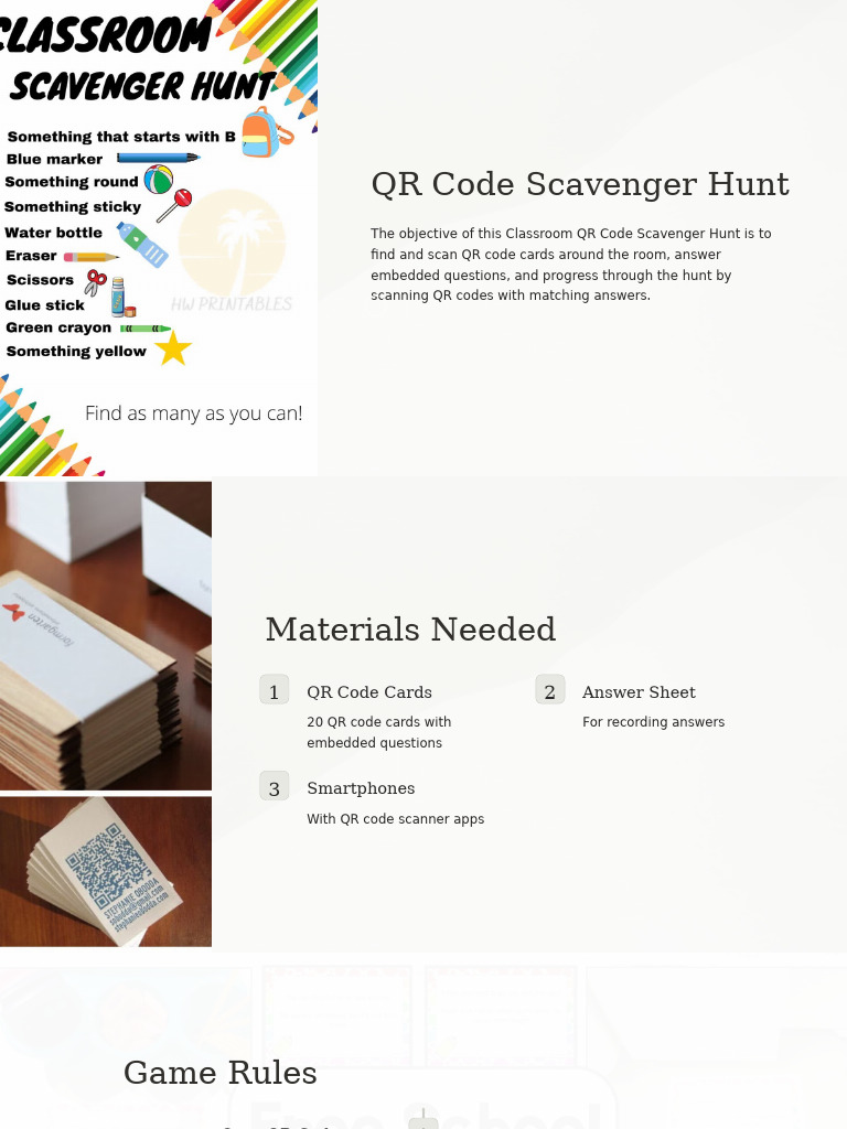 QR-Code-Scavenger-Hunt | PDF