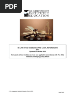 NWU Faculty of Law House Style FINAL - 1 | PDF | Citation | Quotation Mark
