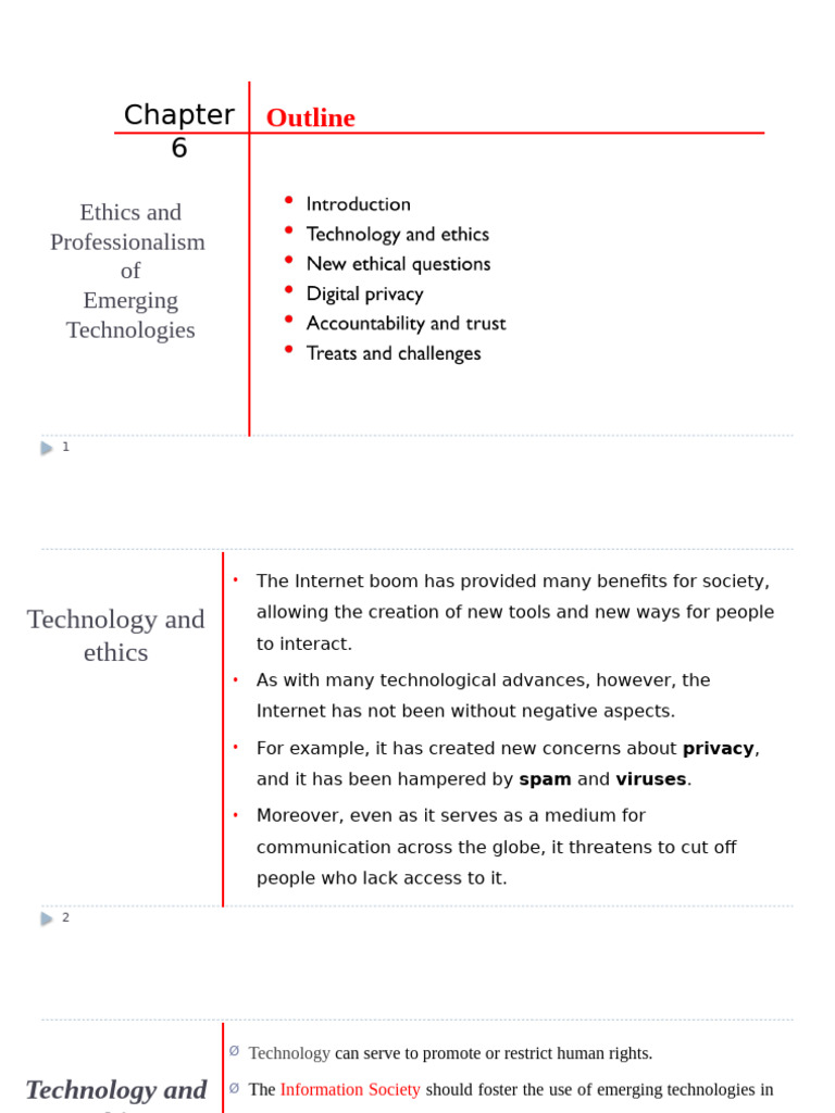 Chapter -6- Ethics and Professionalism of ET | PDF | Computer Security | Security