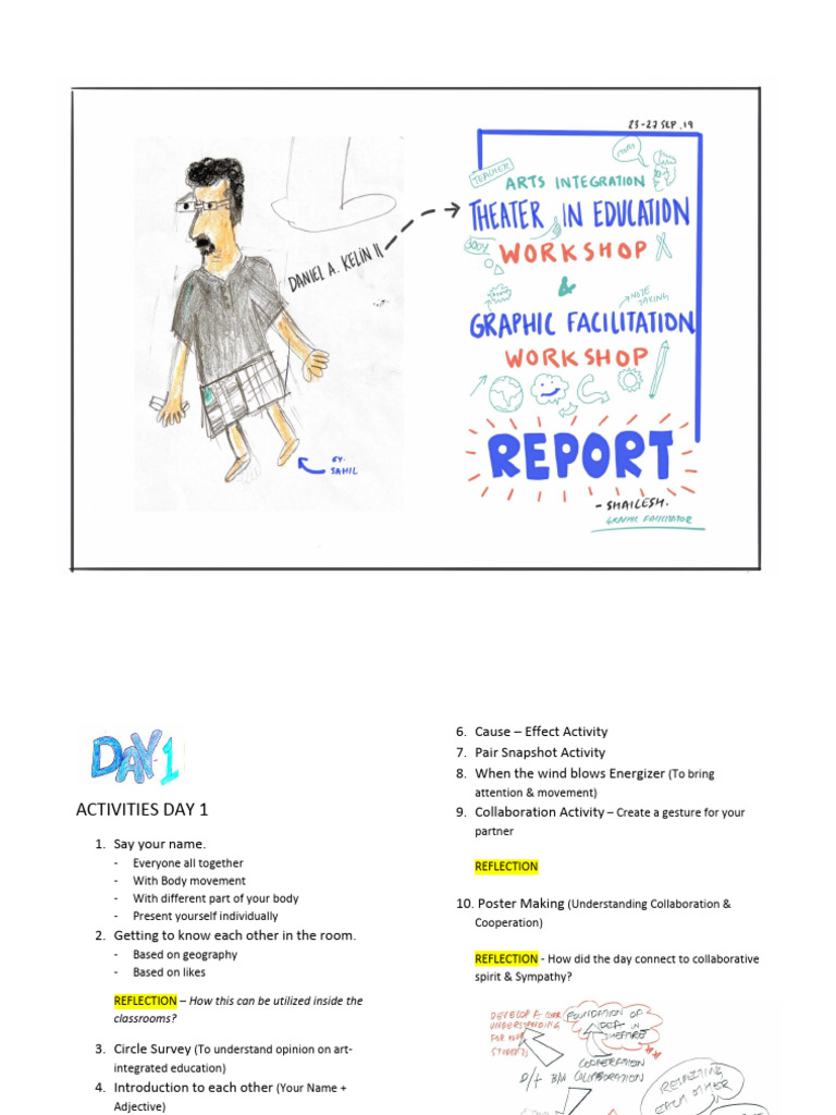 Theater in Education Report Shailesh 23-27sep19 | PDF | Storytelling | Learning