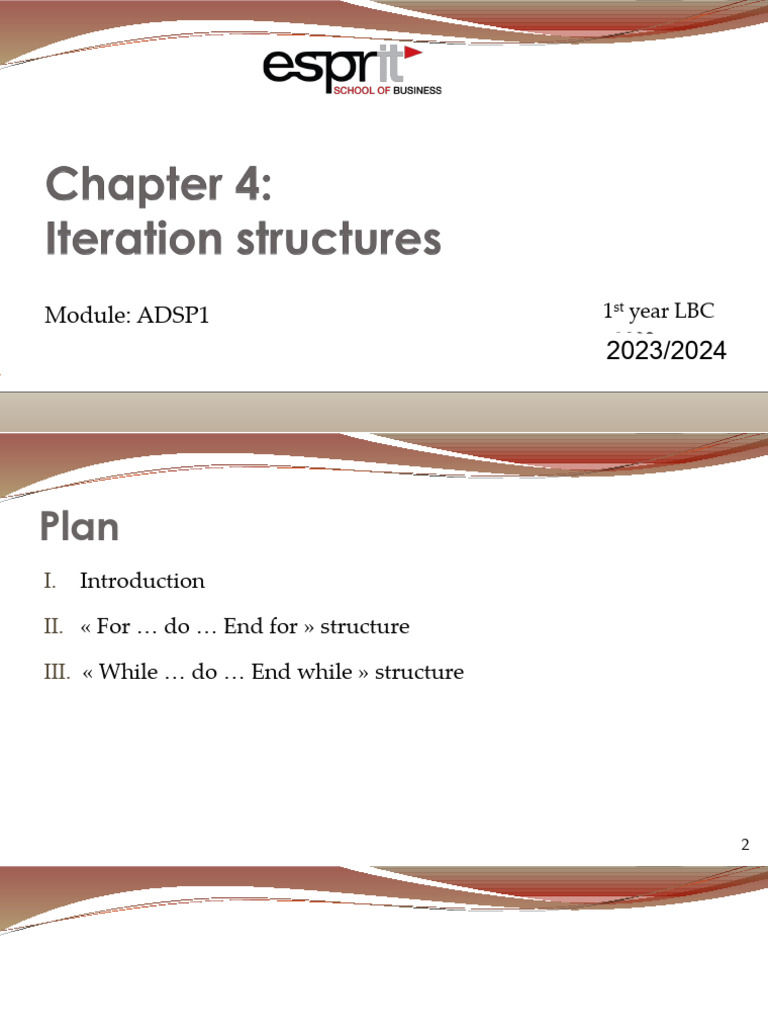 4- Iteration Structures | PDF | Control Flow | Iteration 4- Iteration Structures | PDF | Control Flow | Iteration