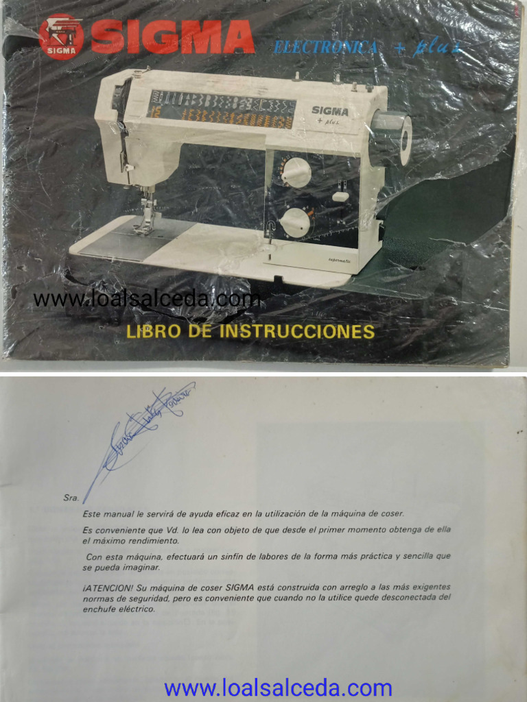 Manual Sigma Electrónica + Plus | PDF