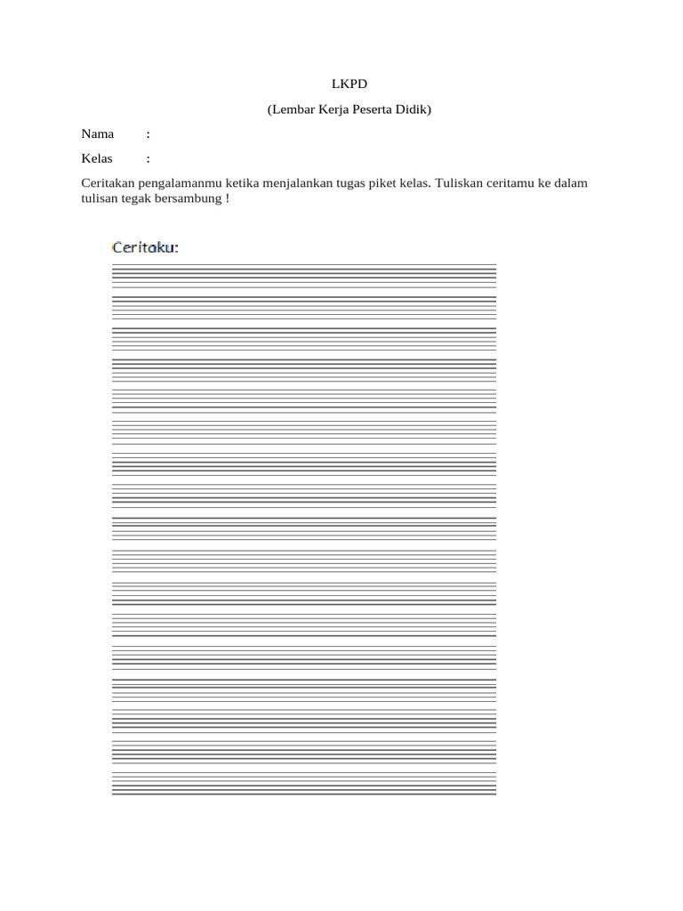 LKPD Utk Bhs Indo | PDF