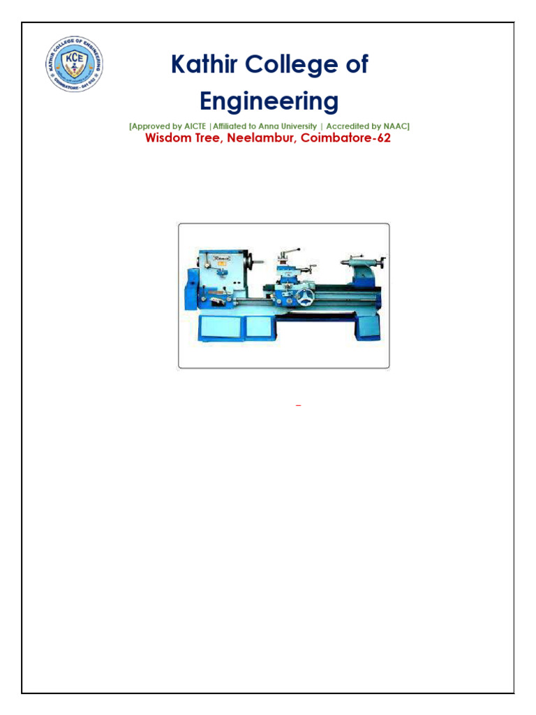 KCE Epl Lab Manual | PDF | Welding | Construction