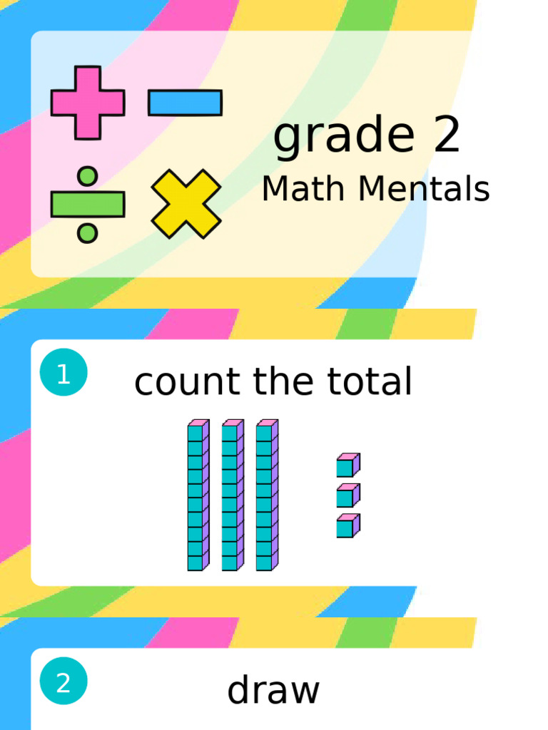 Math Mentals Grade 2 Presentation | PDF