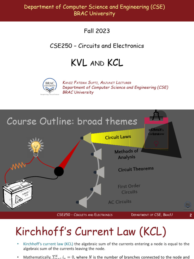 4._KVL_and_KCL.pptx | PDF | Electrical Network | Series And Parallel Circuits