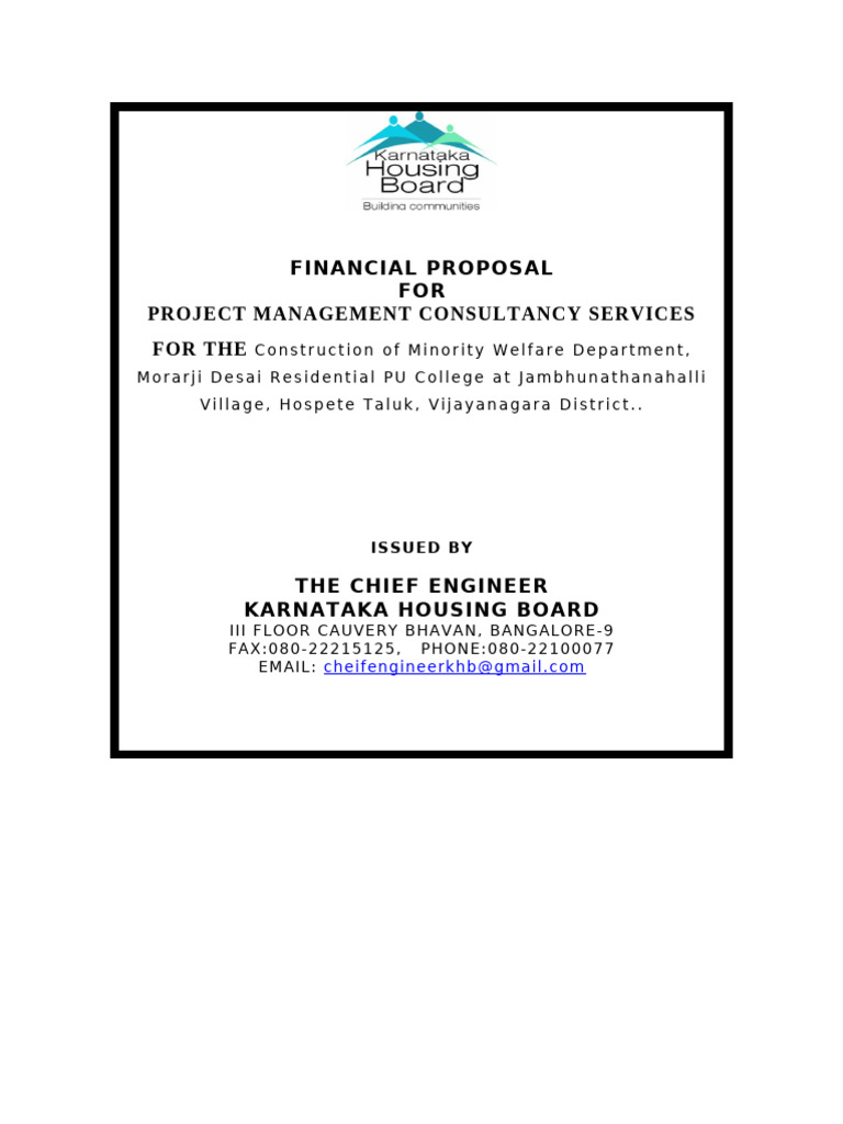 Financial Proposal | PDF | Fee | Taxes
