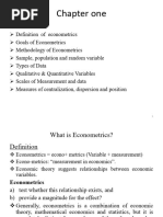 Introductory Econometrics Overview | PDF | Econometrics | Statistics