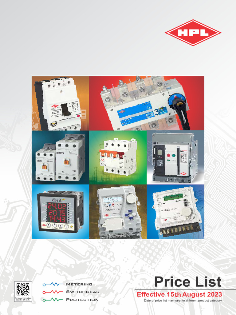 PriceList-IP_Aug 2023 | PDF | Fuse (Electrical) | Switch
