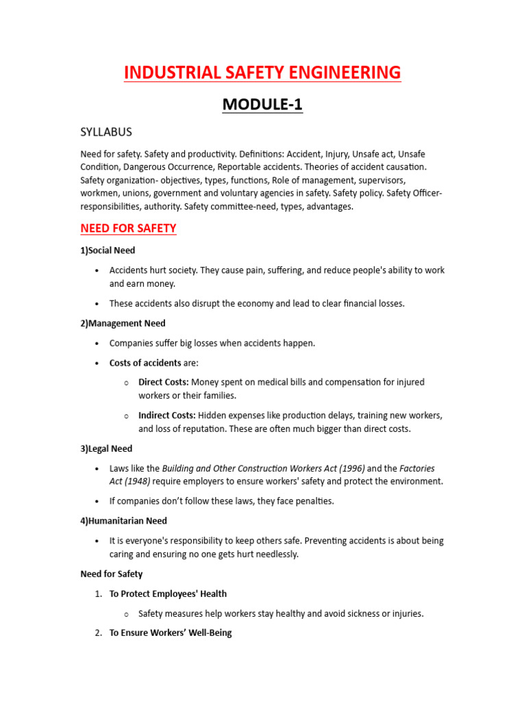 ISE MOD 1 MINE | PDF | Occupational Safety And Health | Safety