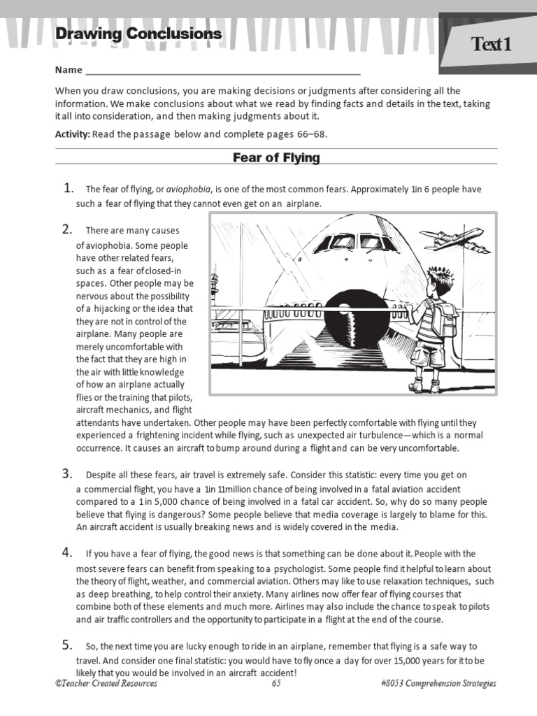 Reading - Fear of Flying (Drawing Conclusion) | PDF | Aviation ...