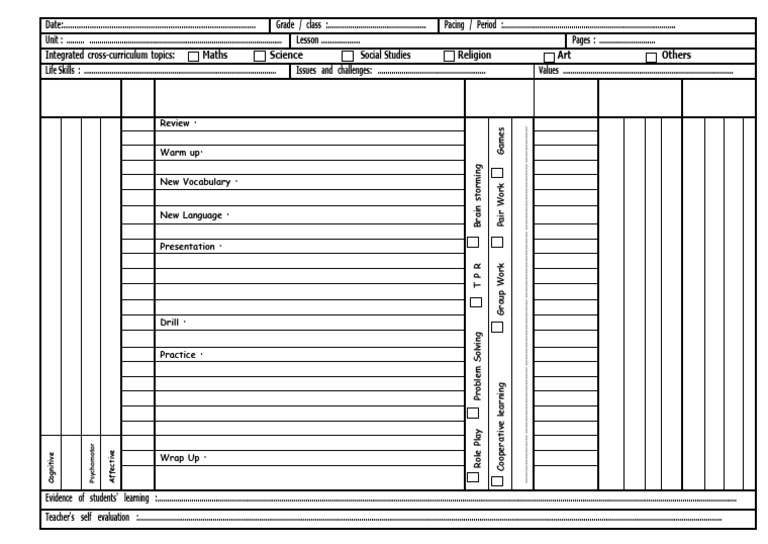 Lesson Plan 2022 | PDF | Education Theory | Liberal Arts Education