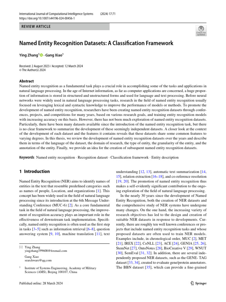 Named_Entity_Recognition_Datasets_A_Classification | PDF | Annotation | Cognitive Science