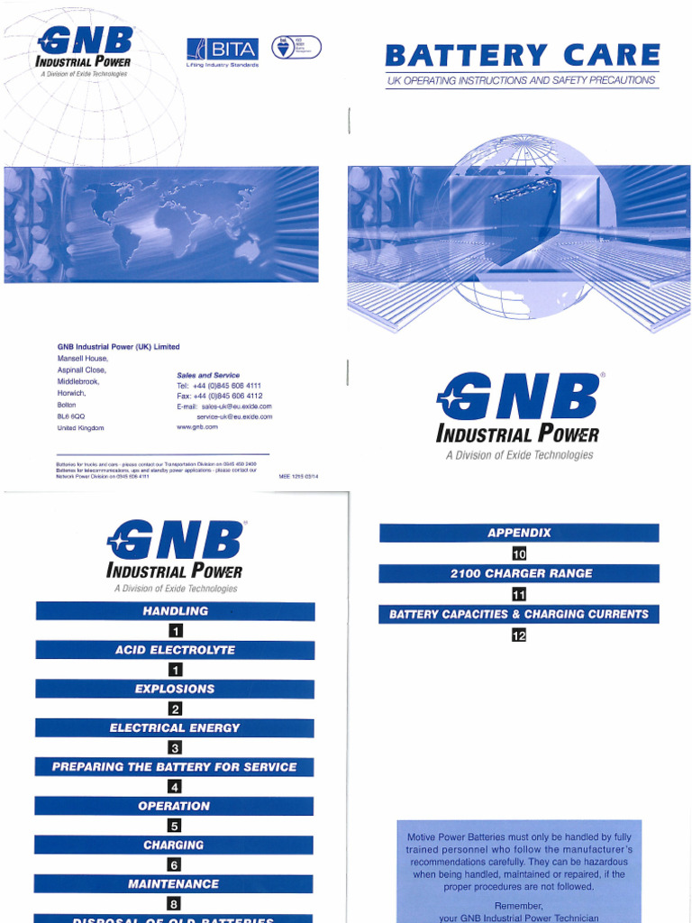 GNB Battery Care - en | PDF