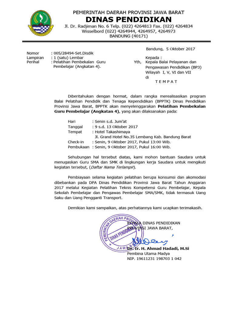 01 Undangan Guru Pembelajar (Angk-4) | PDF