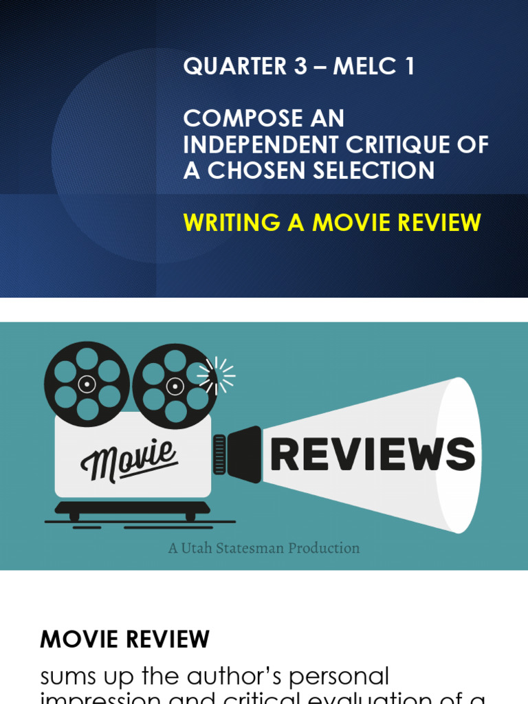 Melc 1 - Writing A Movie Review | PDF