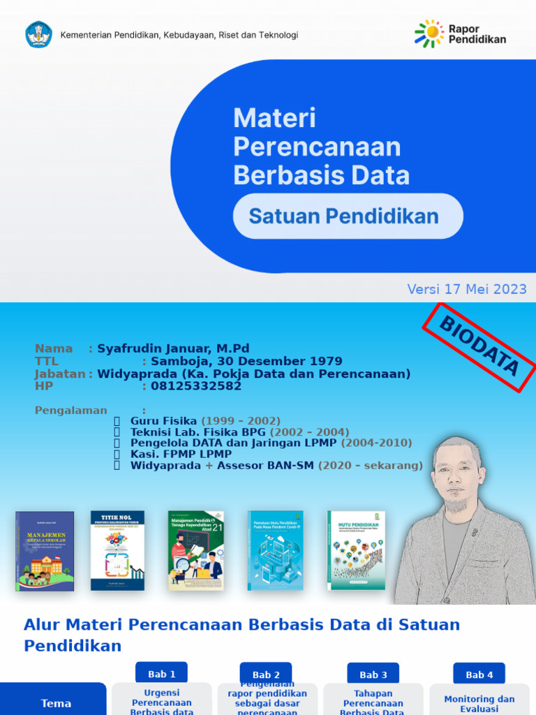1. Perencanaan Berbasis Data Satpen DASMEN | PDF