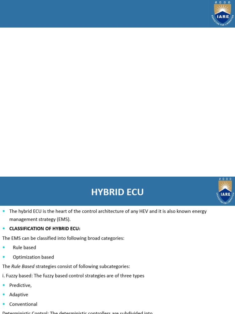 chap 6 ehv | PDF | Mathematical Optimization | Hybrid Electric Vehicle