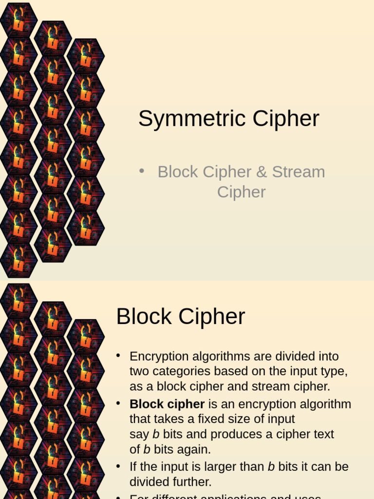 Symmetric Cipher | PDF | Cipher | Computer Security