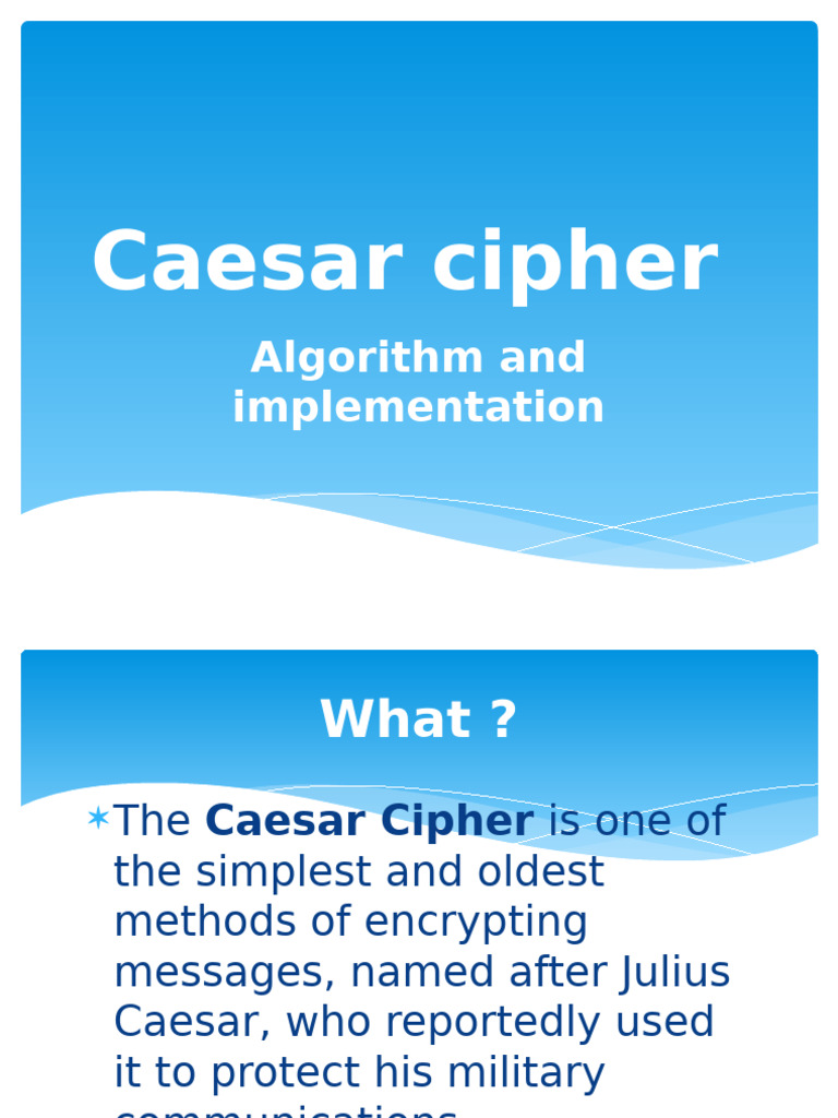 Caser Chiper | PDF