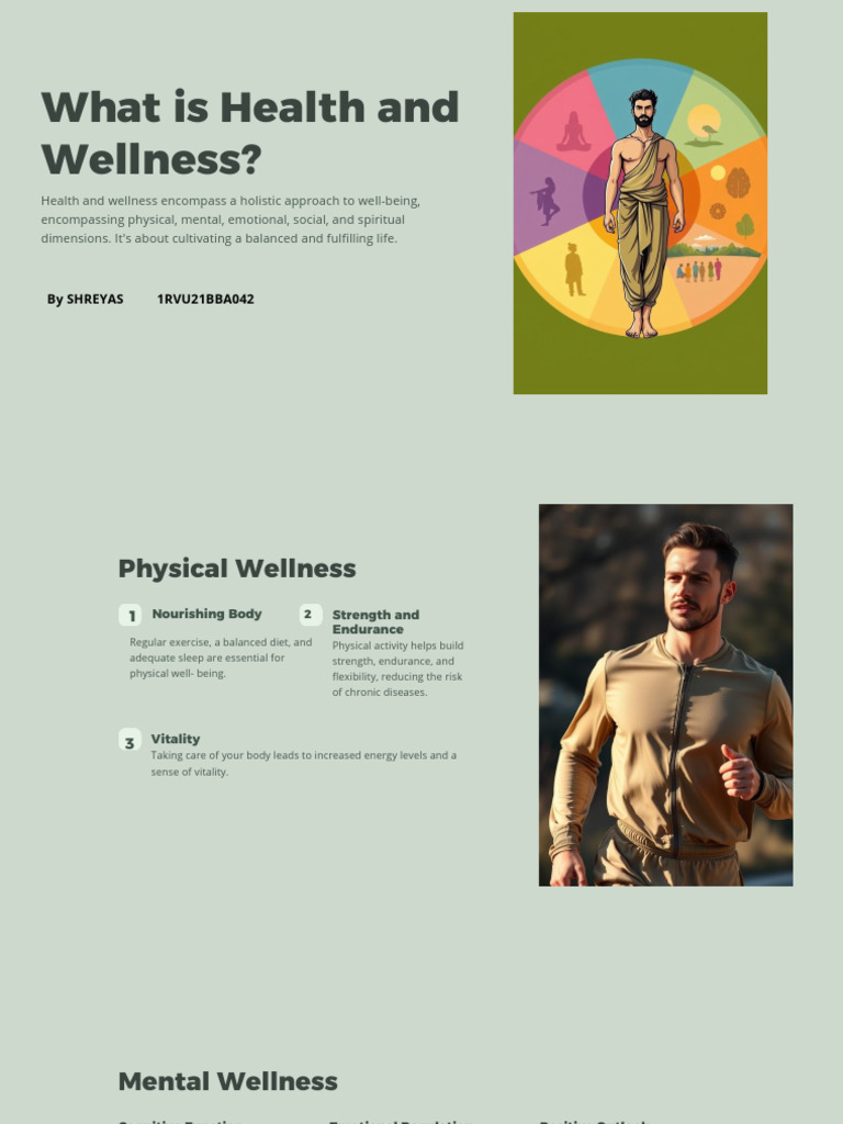Shreyas 1RVU21BBA042 Health and Wellness Final | PDF