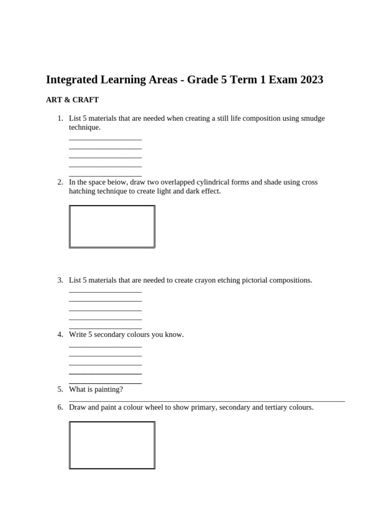 Integrated Learning Areas 2 | PDF