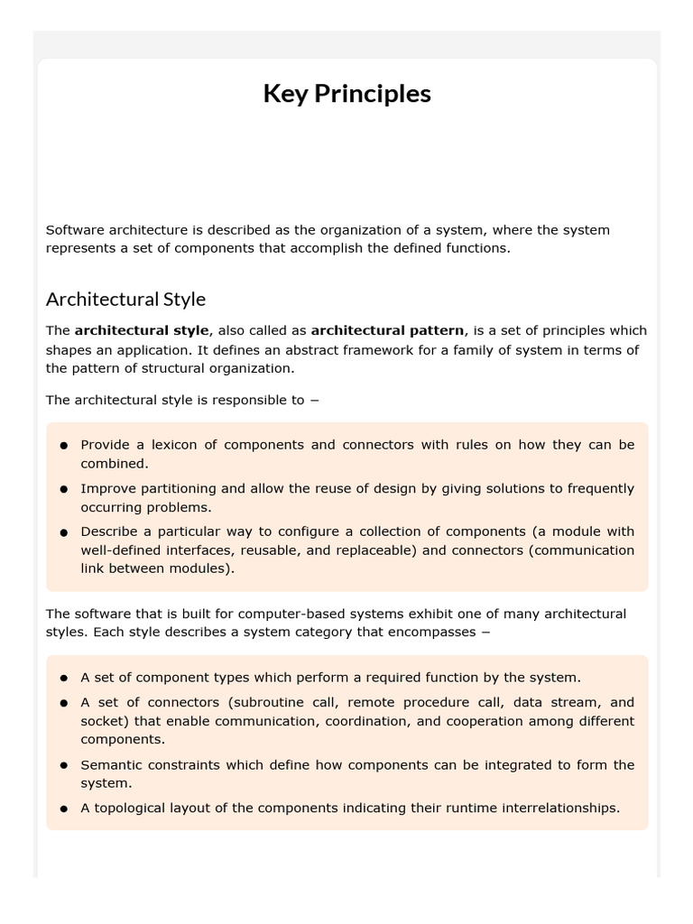 Archit Key Principles | PDF | System | Inheritance (Object Oriented ... Archit Key Principles | PDF | System | Inheritance (Object Oriented ...