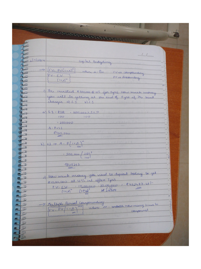Financial Management Notes | PDF