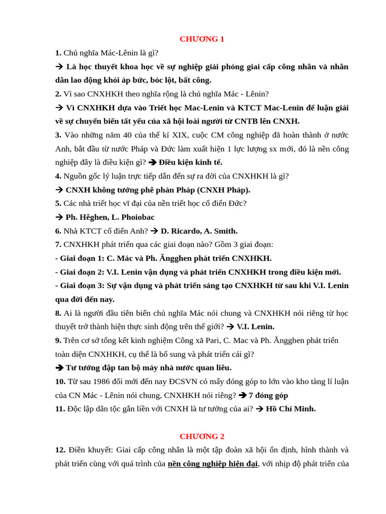 Trắc nghiệm CNXH | PDF