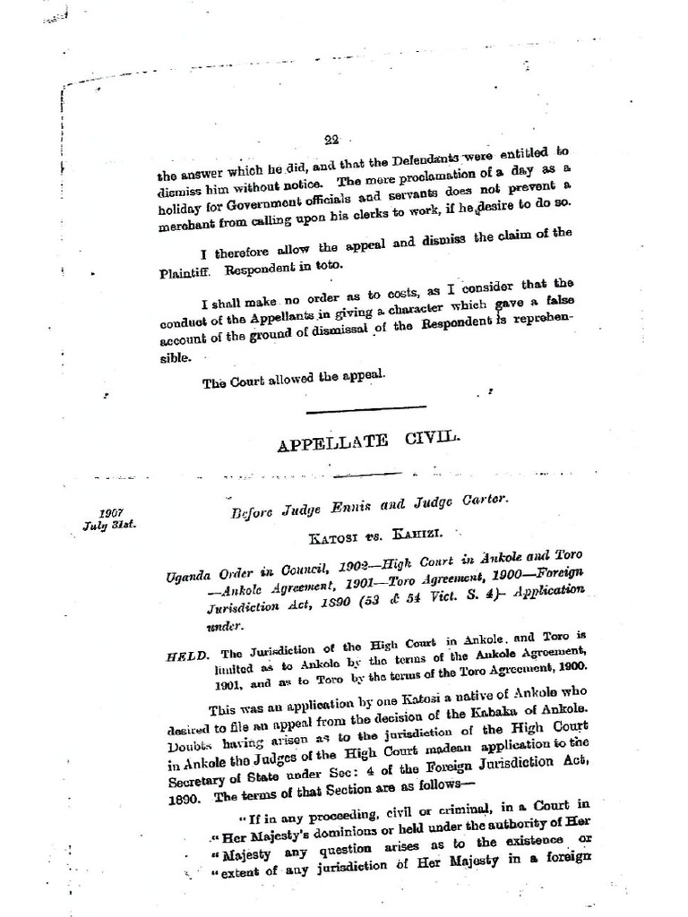 Katozi V Kanizi 1907) 1 UPLR 24 - 240611 - 092538 | PDF