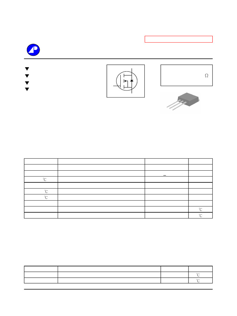 datasheet | PDF | Field Effect Transistor | Diode