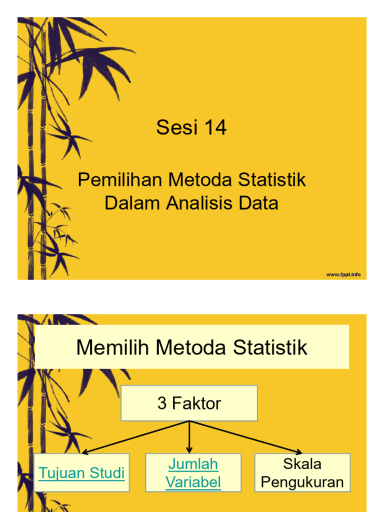 Metode Statistik dalam Analisis Data | PDF