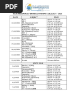 Pupil Prelim Timetable 2025 Final | PDF