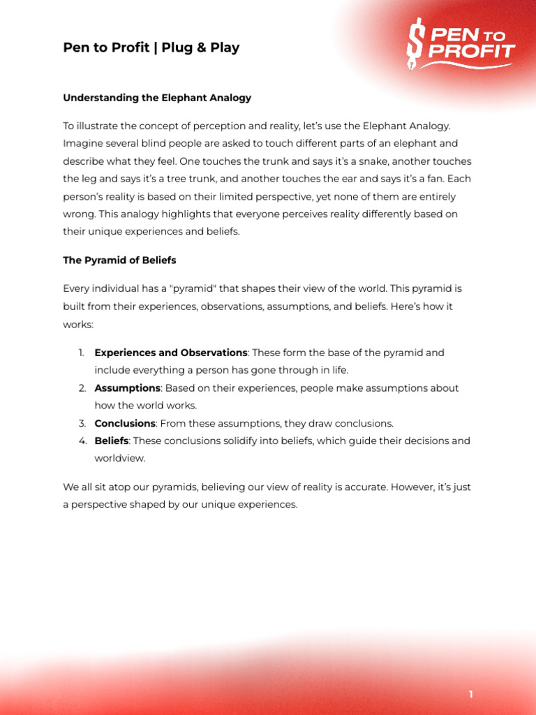 The Pyramid of Beliefs | PDF | Argument | Logic