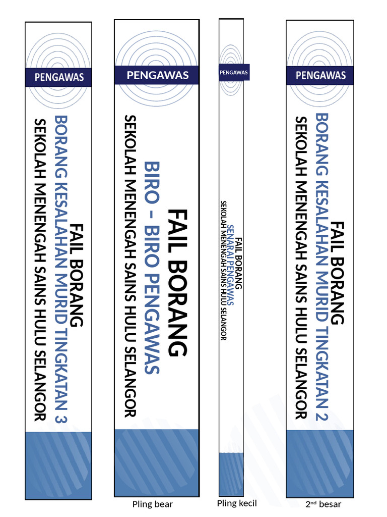 Template Cover Fail Panitia | PDF