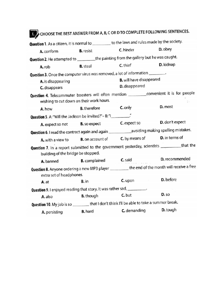 Thy Test de 2+3 (Giai Thich Bo de 10 Chuyen) | PDF